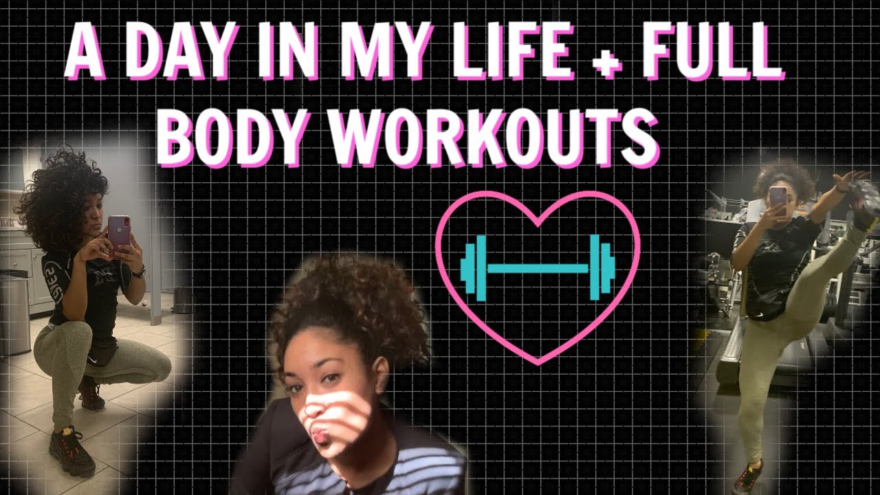 Active day in my life & full body workouts - YouTube