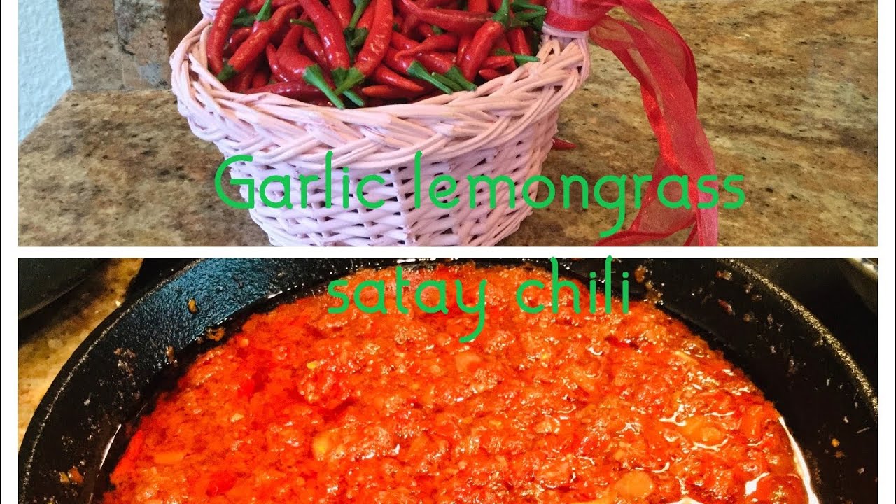 Sate-satay-Chili Condiment The natural reddest color - YouTube