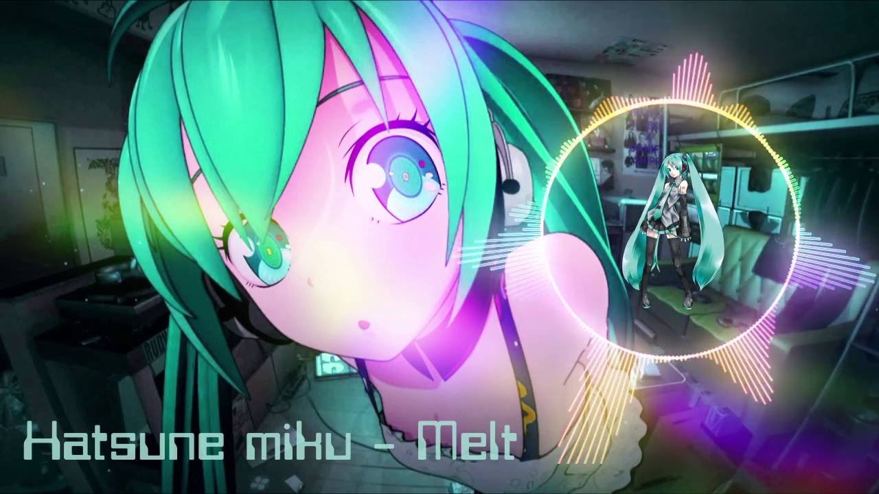Hatsune miku - melt 初音ミク PVメルト Audio spectrum Music video - YouTube