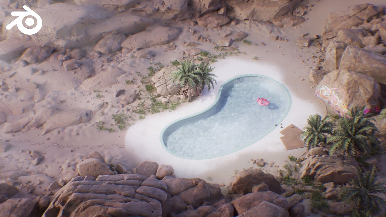 Pool Party - Blender 3D - YouTube