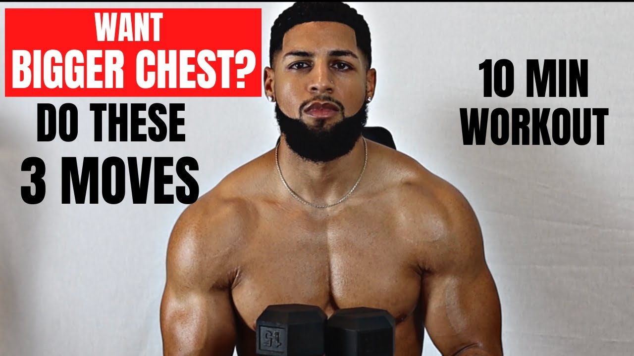 10 MIN FULL CHEST HIIT DUMBBELL WORKOUT - YouTube