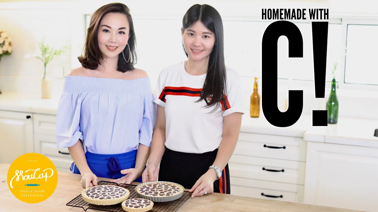 Homemade “LEOPARD CHEESE TART” by Lina Gui (MOUCUP) - YouTube