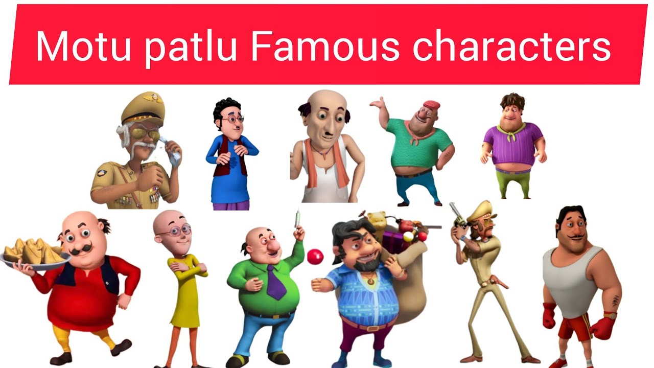 Motu Patlu Characters Name and Fun Facts | Kids Cartoon Facts | Motu ...