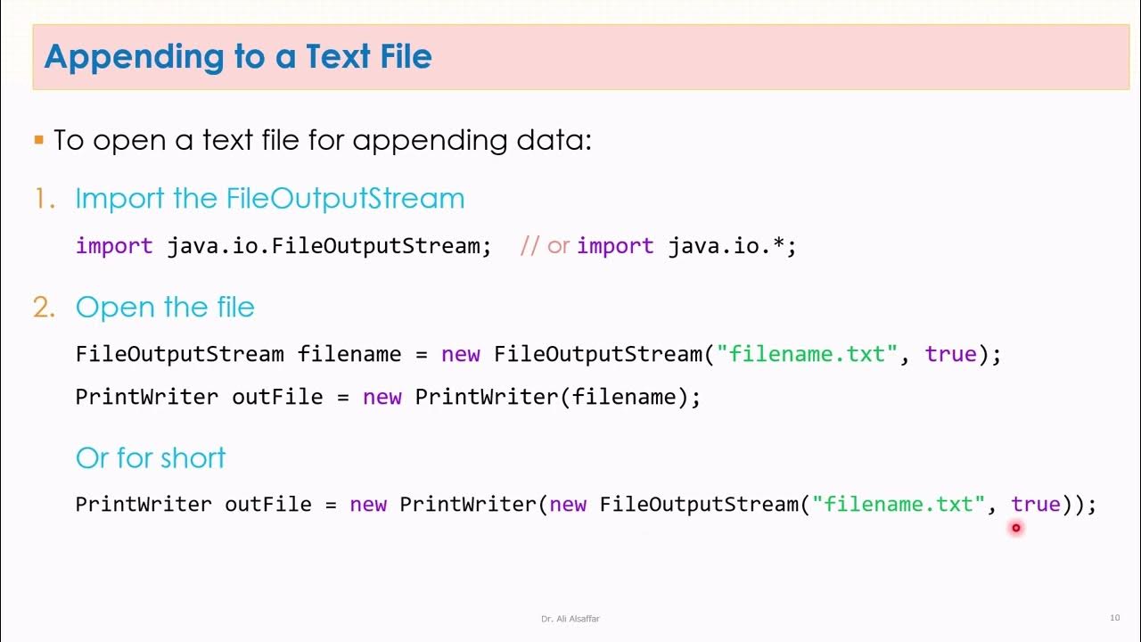 Lesson 05 Overwriting and Appending Files 2022 - YouTube