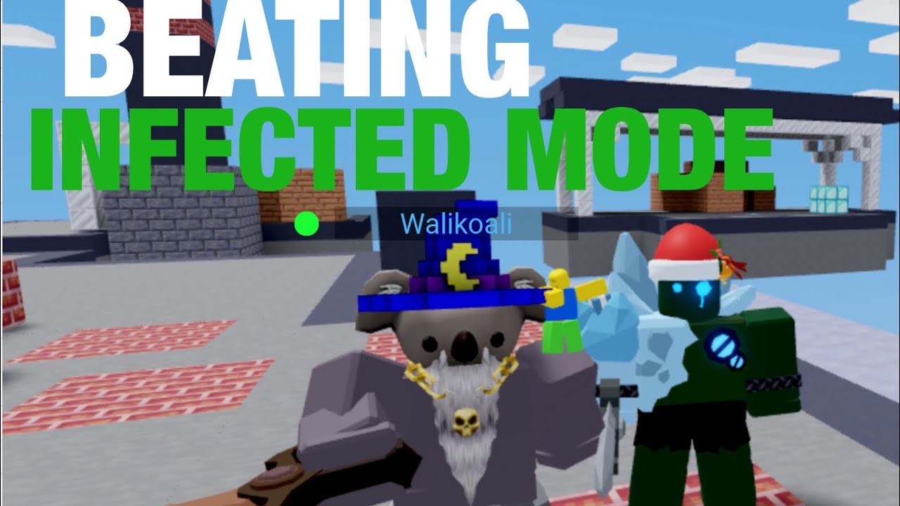 BEATING THE INFECTED MODE IN BEDWARS! - YouTube