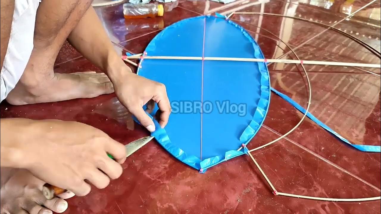 Tutorial penyampulan layangan gapangan, Rapi, Kencang tanpa sinar matahari@sibrovlog5769 - YouTube