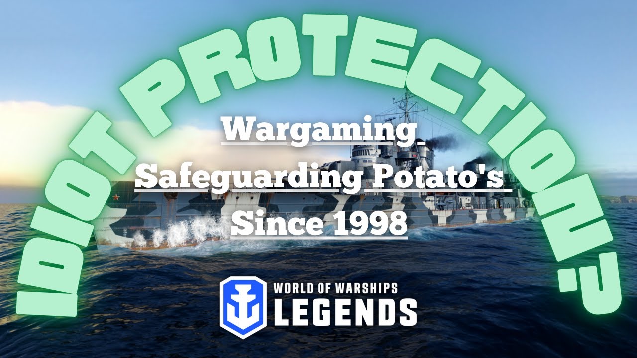 World of Warships Legends Idiot Protection - YouTube