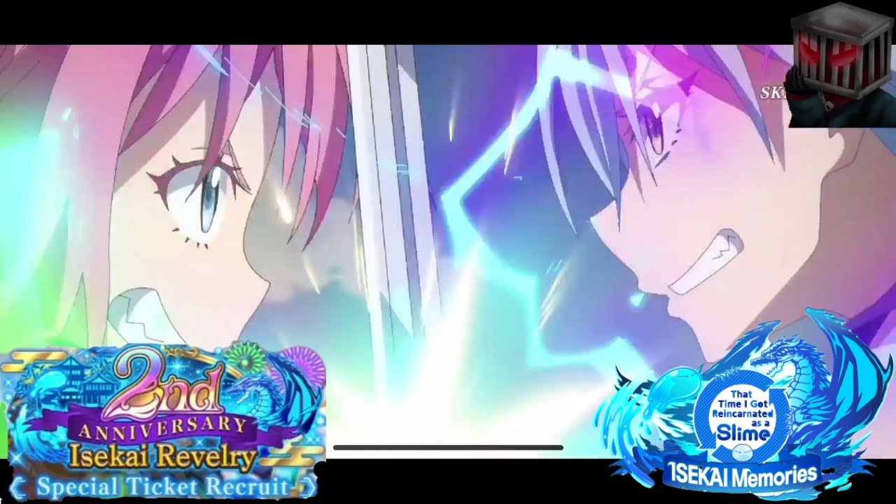 SLIME ISEKAI Memories: 2nd Anniversary Isekai Revelry Ticket Banner Summons P1 - YouTube