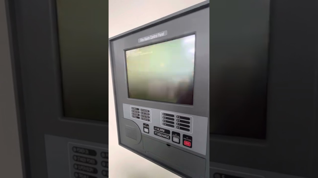 Nohmi fire alarm panel - YouTube