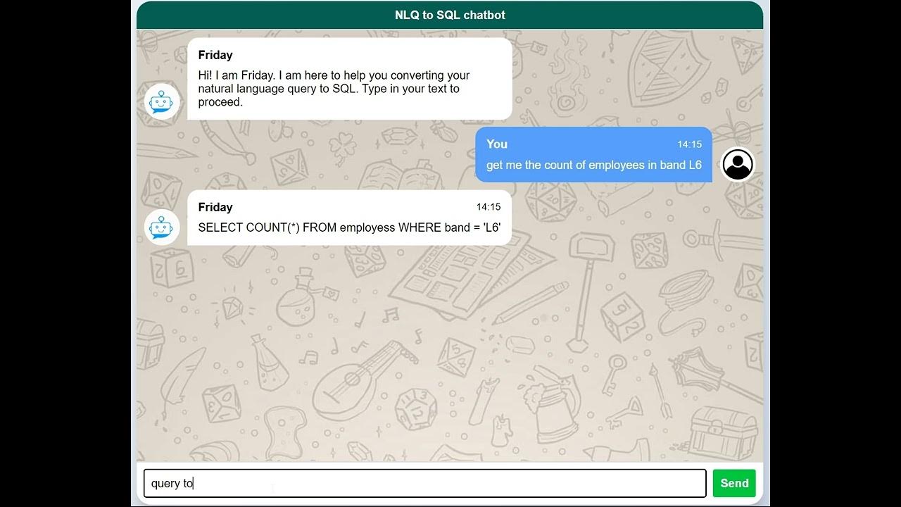 Falcon+Langchain - Text to SQL chatbot - YouTube