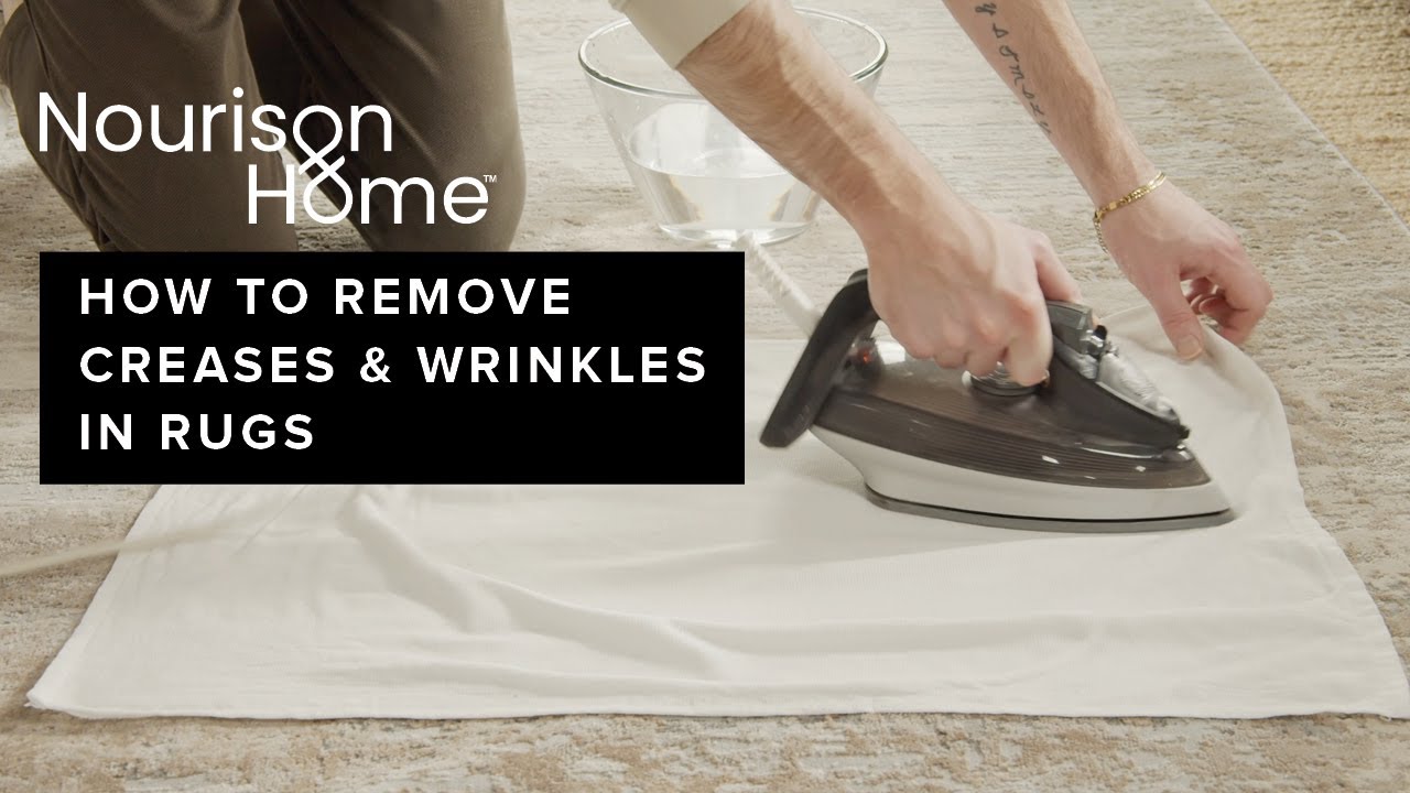 How to remove creases and wrinkles in rugs - YouTube