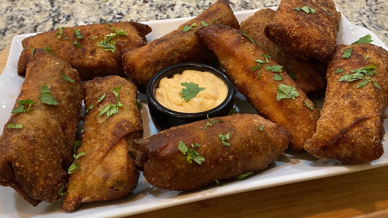 How To Make a Delicious Cheeseburger Spring Roll Recipe! | Perfrct for ...