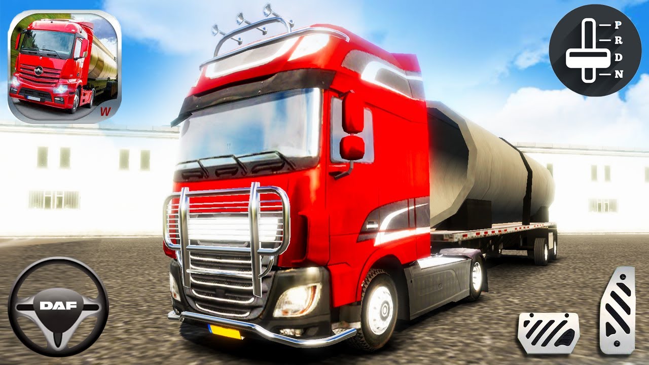 Truck Simulator Europe 2 #5 | DAF XF Trucks Games Heavy Transporting ...
