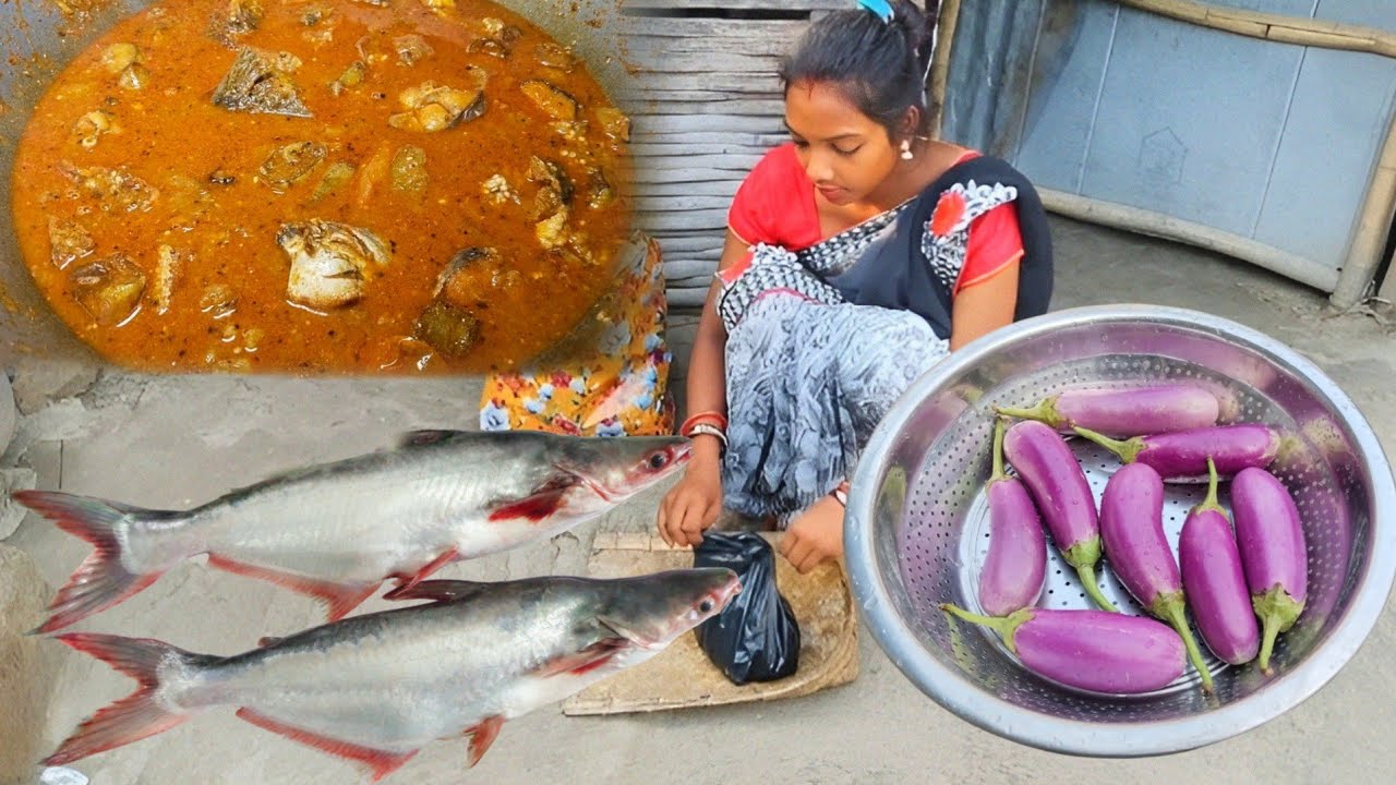 Delicious Pangas Fish With Brinjal Curry Recipe| Fish Curry Recipes ...