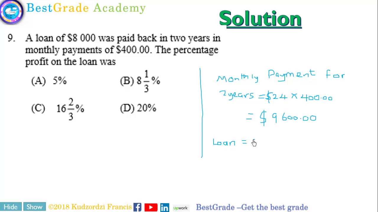 CXC CSEC January 2007 Mathematics Paper 1 Q1 to Q10 - YouTube
