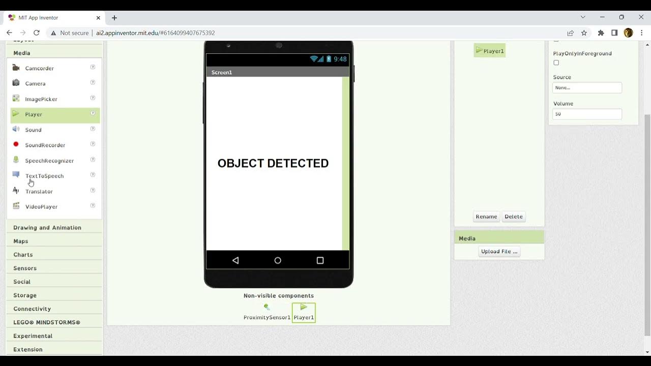 How to do object detector app in MIT app inventor - YouTube