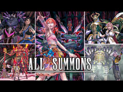[4K60ᶠᵖˢ] ALL SUMMONS & GESTALT MODE | FINAL FANTASY 13 REMASTERED