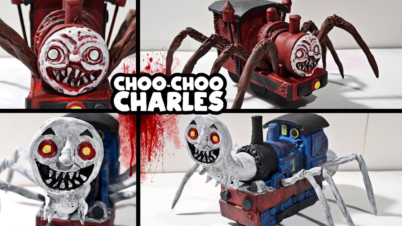 COMO HACER a Choo-Choo Charles 😵 y THOMAS.EXE tutorial Foami moldeable ...