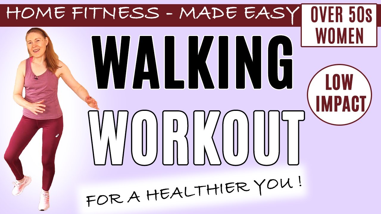 WALKING WORKOUT FOR WOMEN OVER 50 | AT HOME EXERCISES FOR A HEALTHIER ...