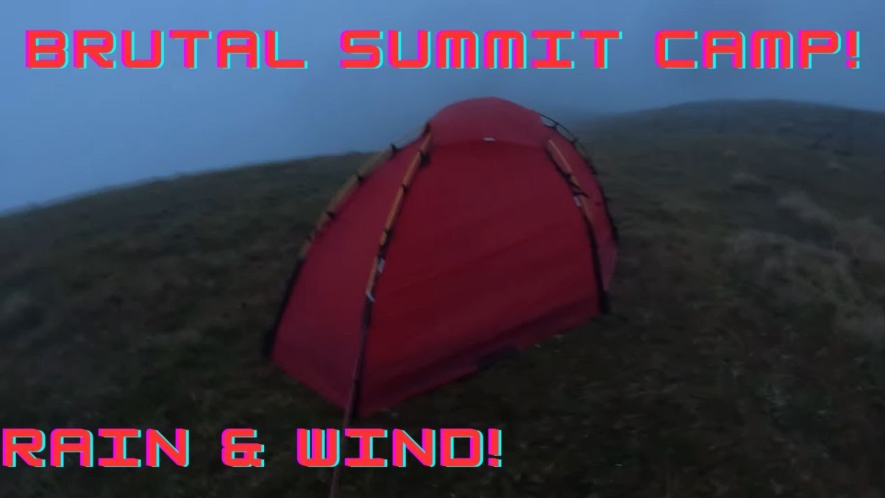 WILD CAMPING IN BRUTAL WINDS AND HEAVY RAIN! | ABSOLUTELY SOAKED IN ...