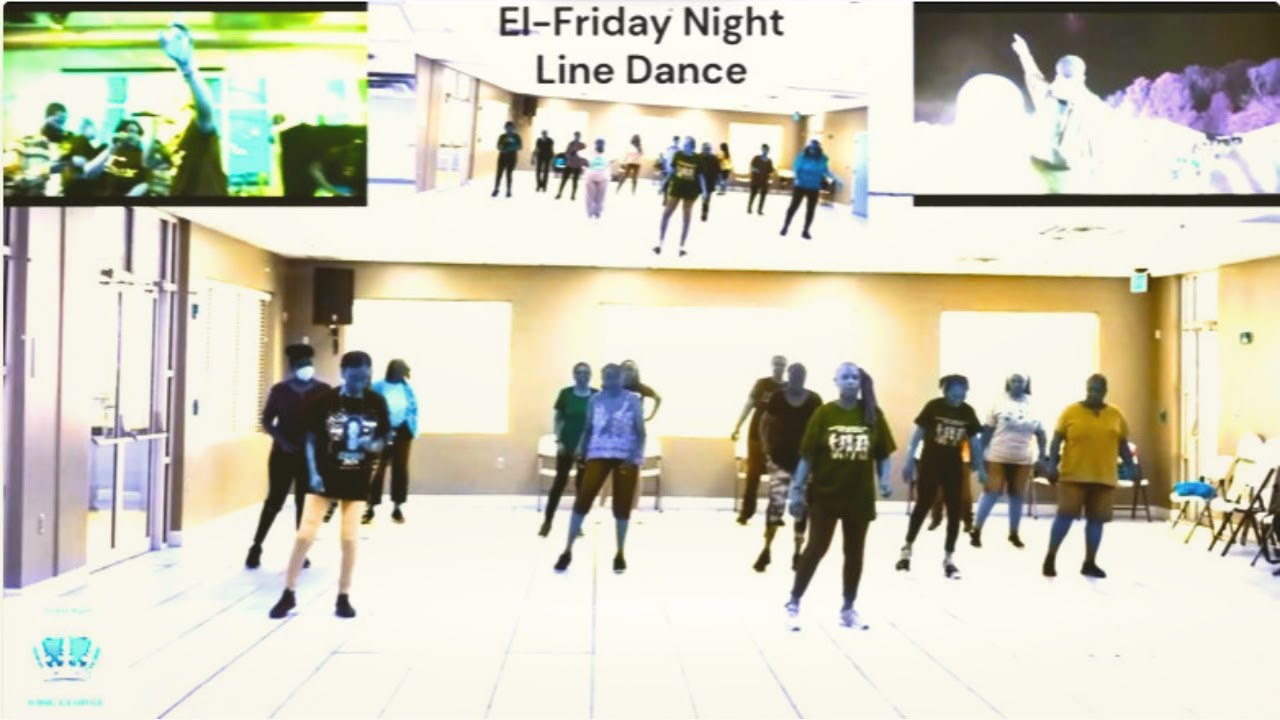 EL-Friday Night Line Dance (King George) - YouTube