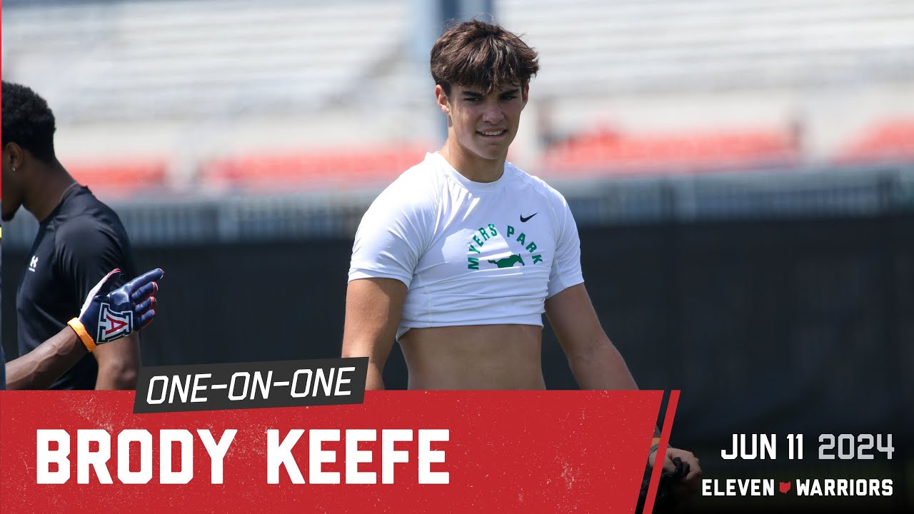 Four-star 2026 WR Brody Keefe discusses relationship with Brian ...