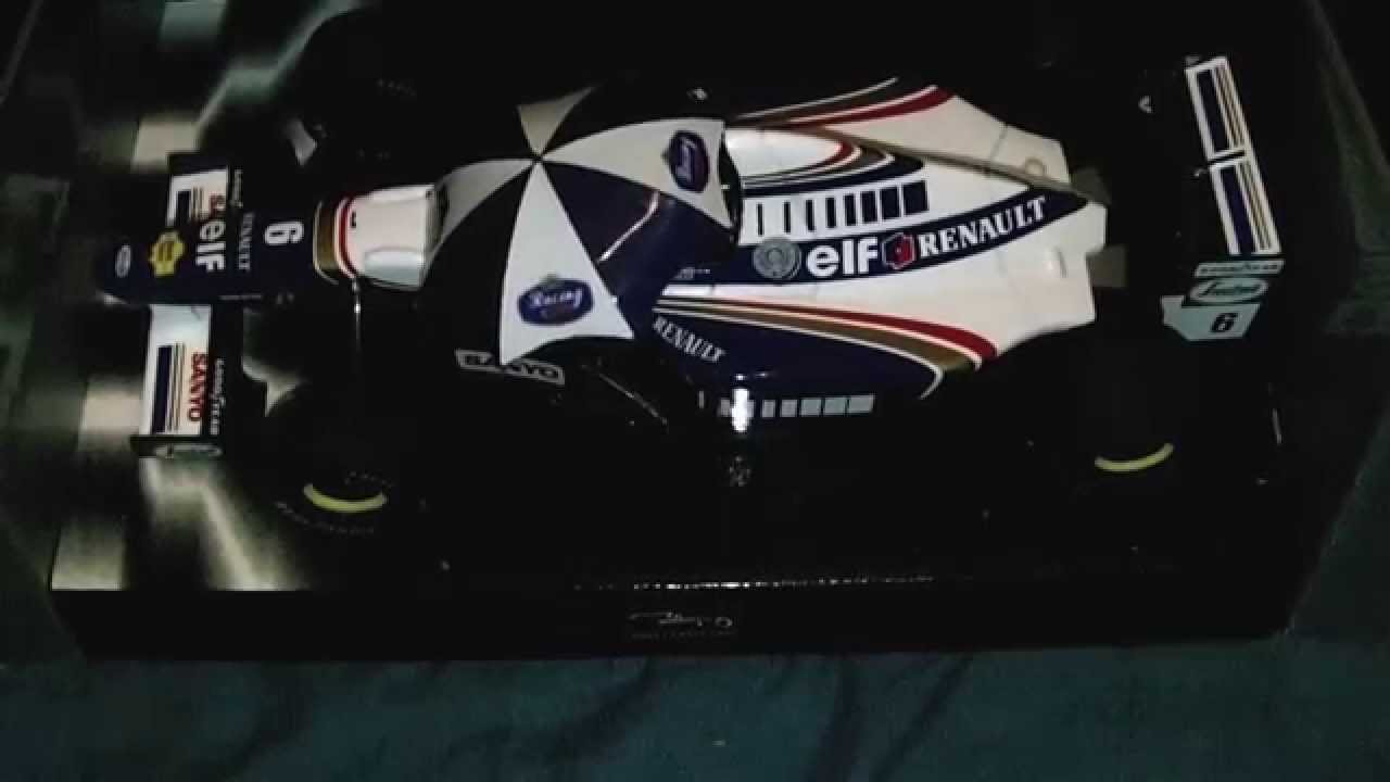onyx vitesse minichamps scale 1:18 williams fw17 F1 racing car - YouTube