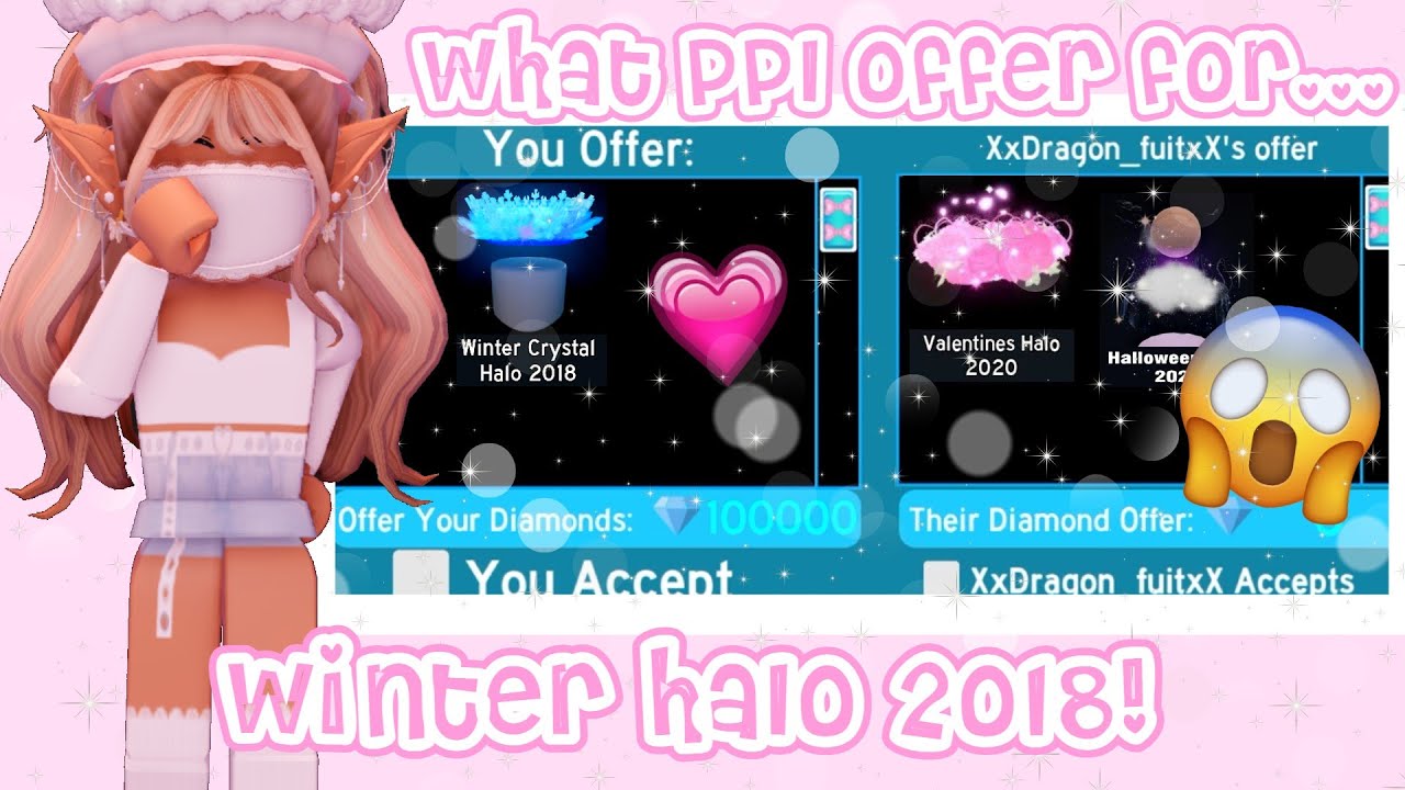 What People Offer For the Winter Crystal Halo 2018! *WOW!* Roblox ...
