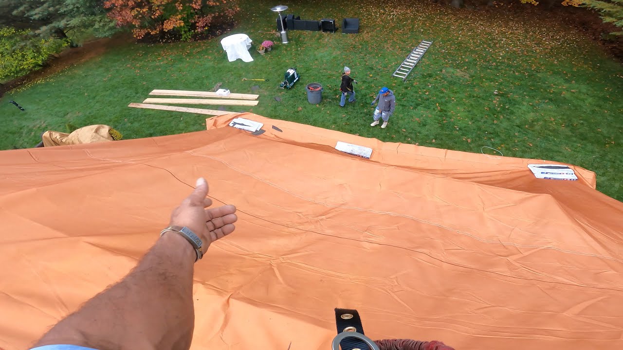 This is how RoofingLife protect your house from roofing debris, hang ...