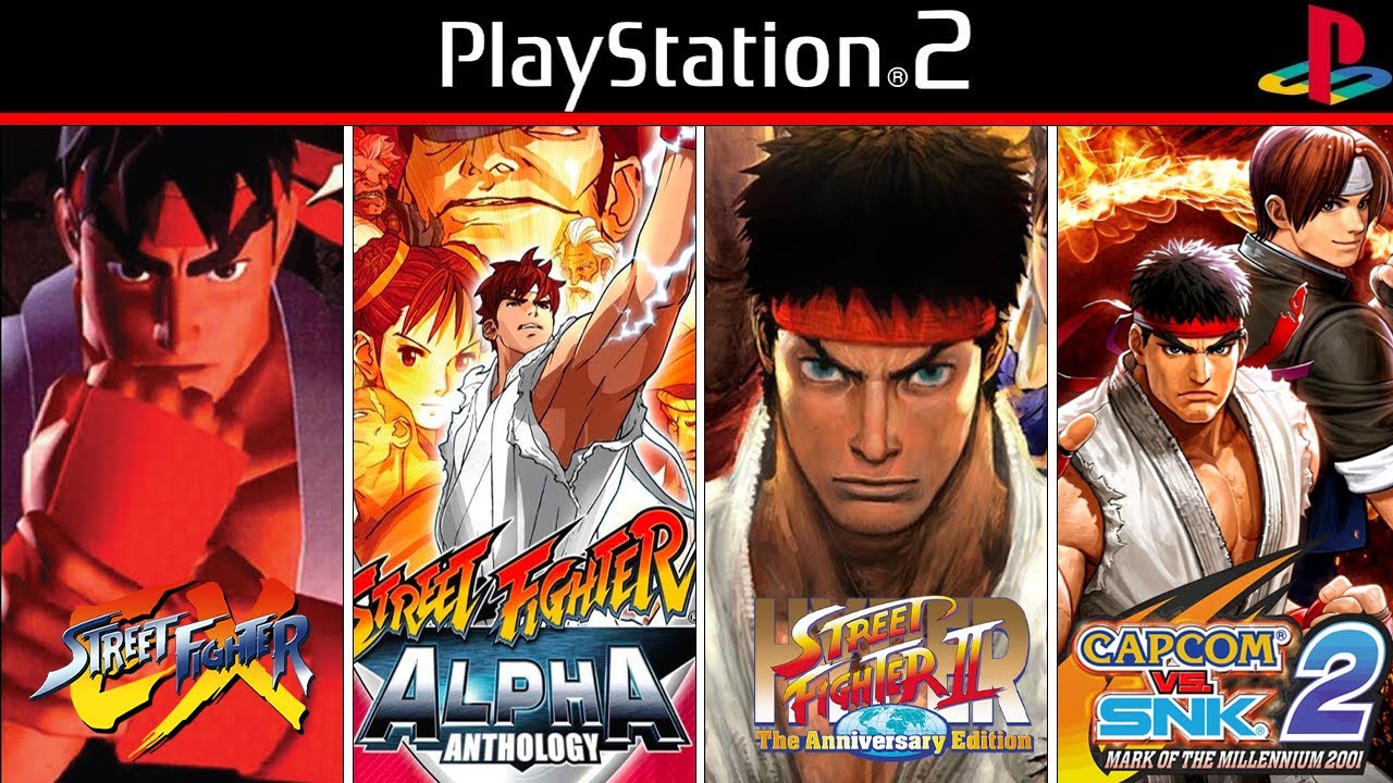 Street Fighter Games for PS2 #evolutiongame #gamehistory - YouTube