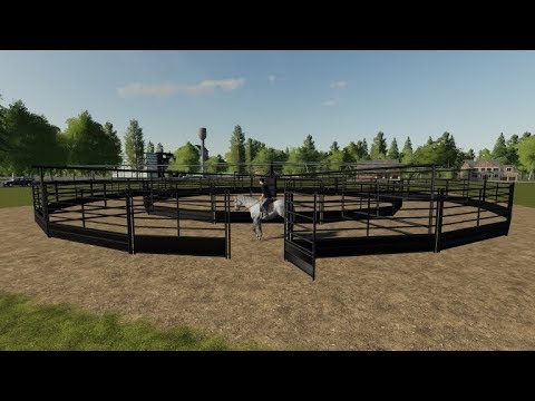Testing horse walker - FS19 - YouTube