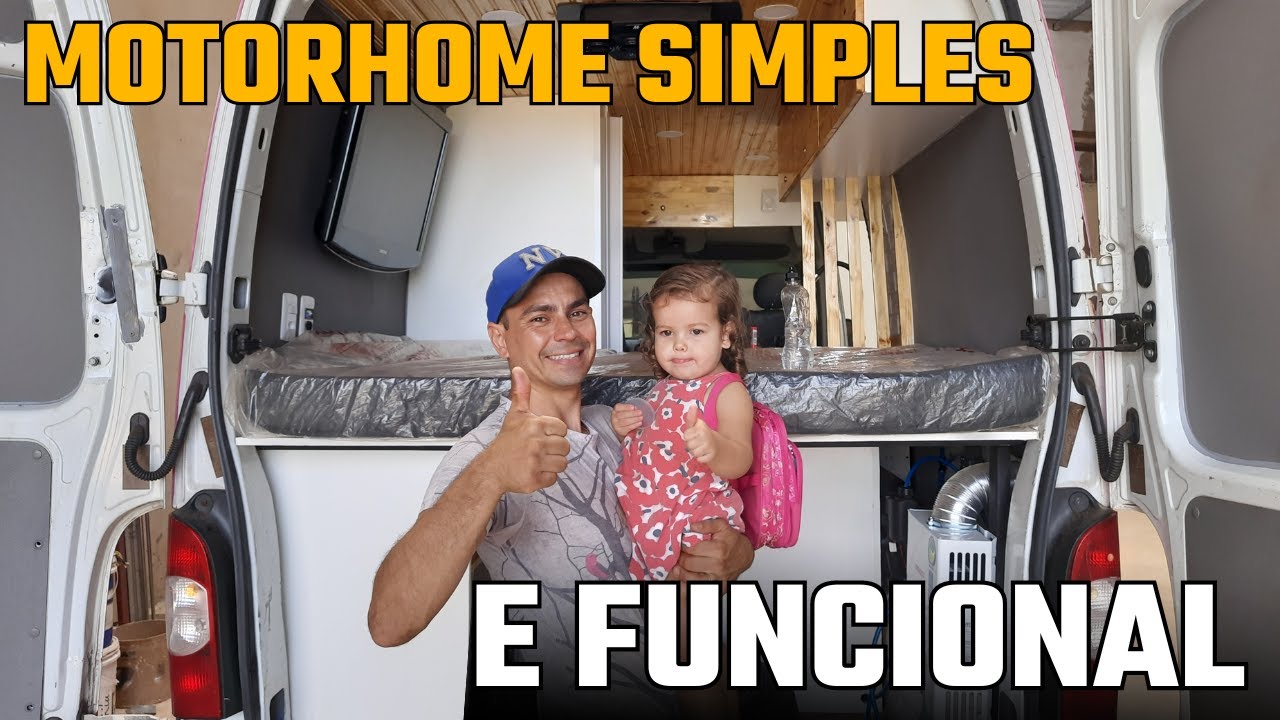 CONHEÇA O MOTORHOME SIMPLES E FUNCINAL @nossojeitomotorhome CONSTRUÇÃO ...