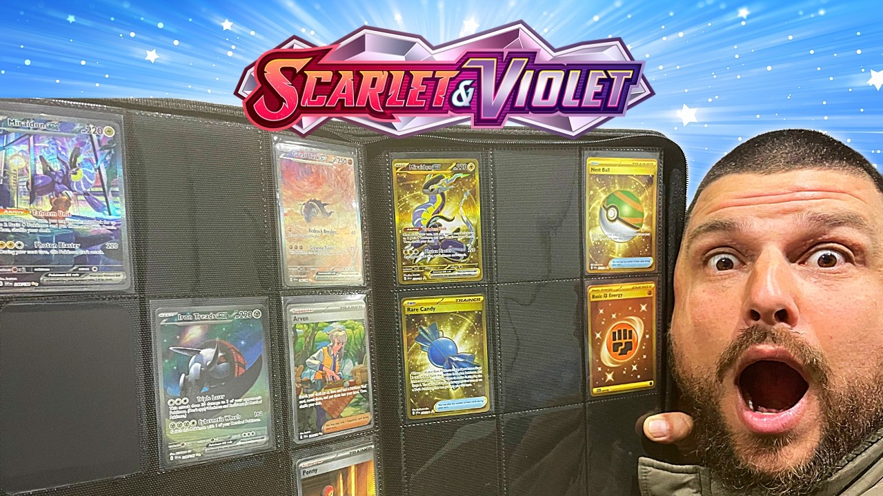 Can We Complete Our Pokemon Blinder? (Scarlet & Violet Base Set) - YouTube