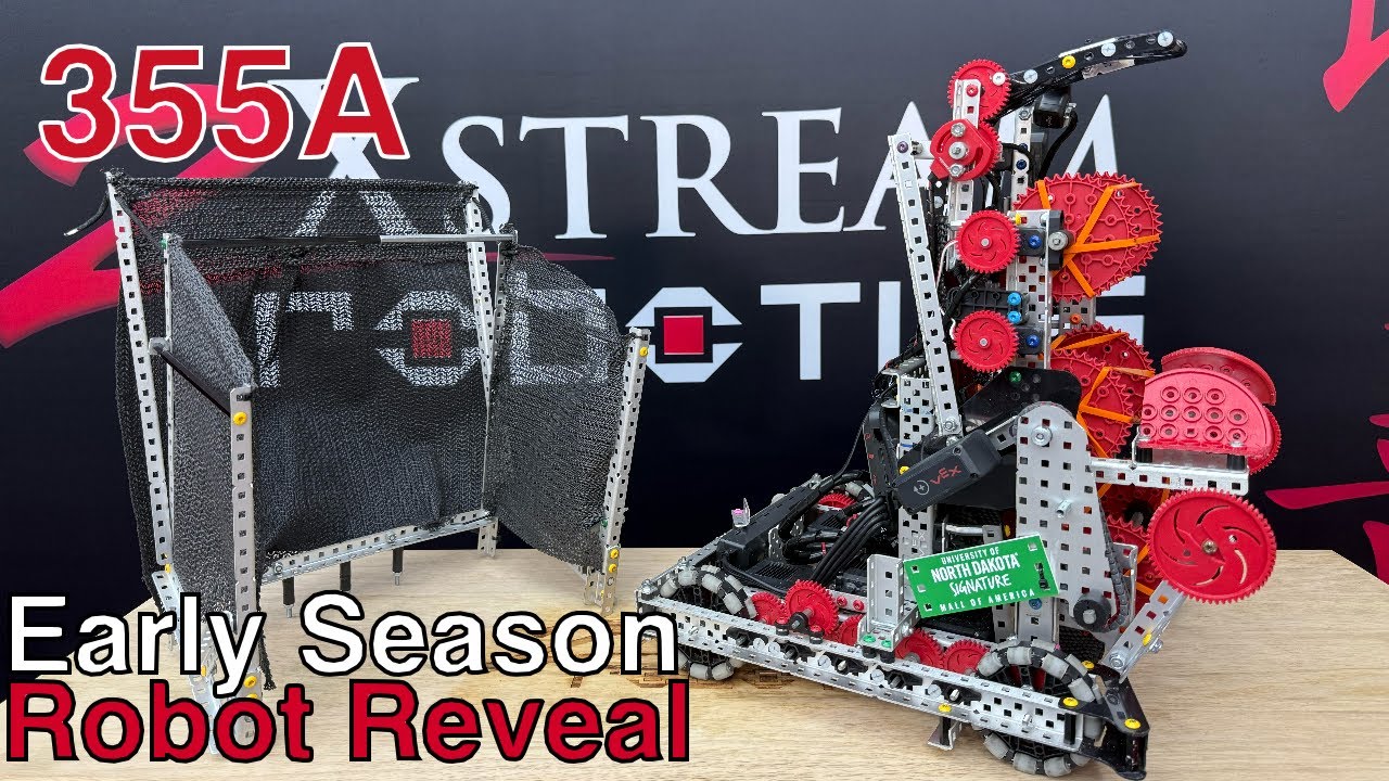 Push Back VEX V5 Early Season Robot 355A 2Xstream Robotics - YouTube
