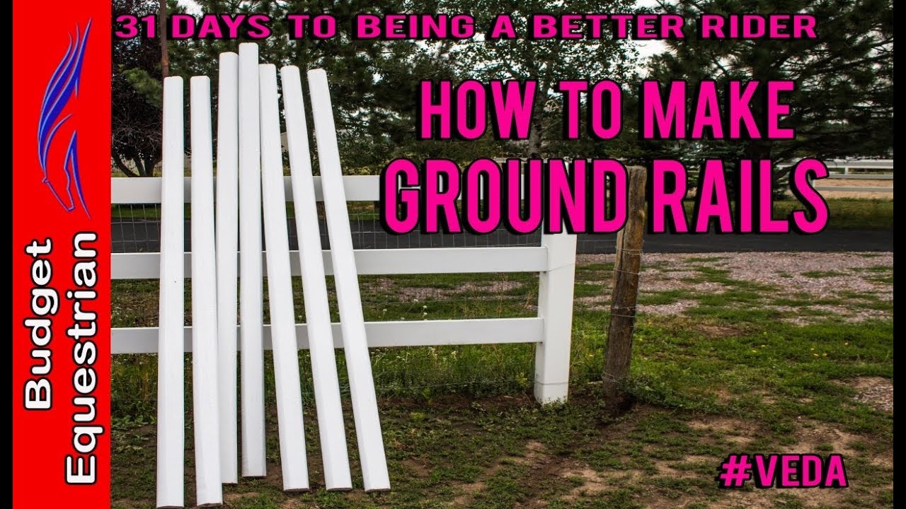 How To Make Ground Poles For Your Arena | Being A Better Rider ...