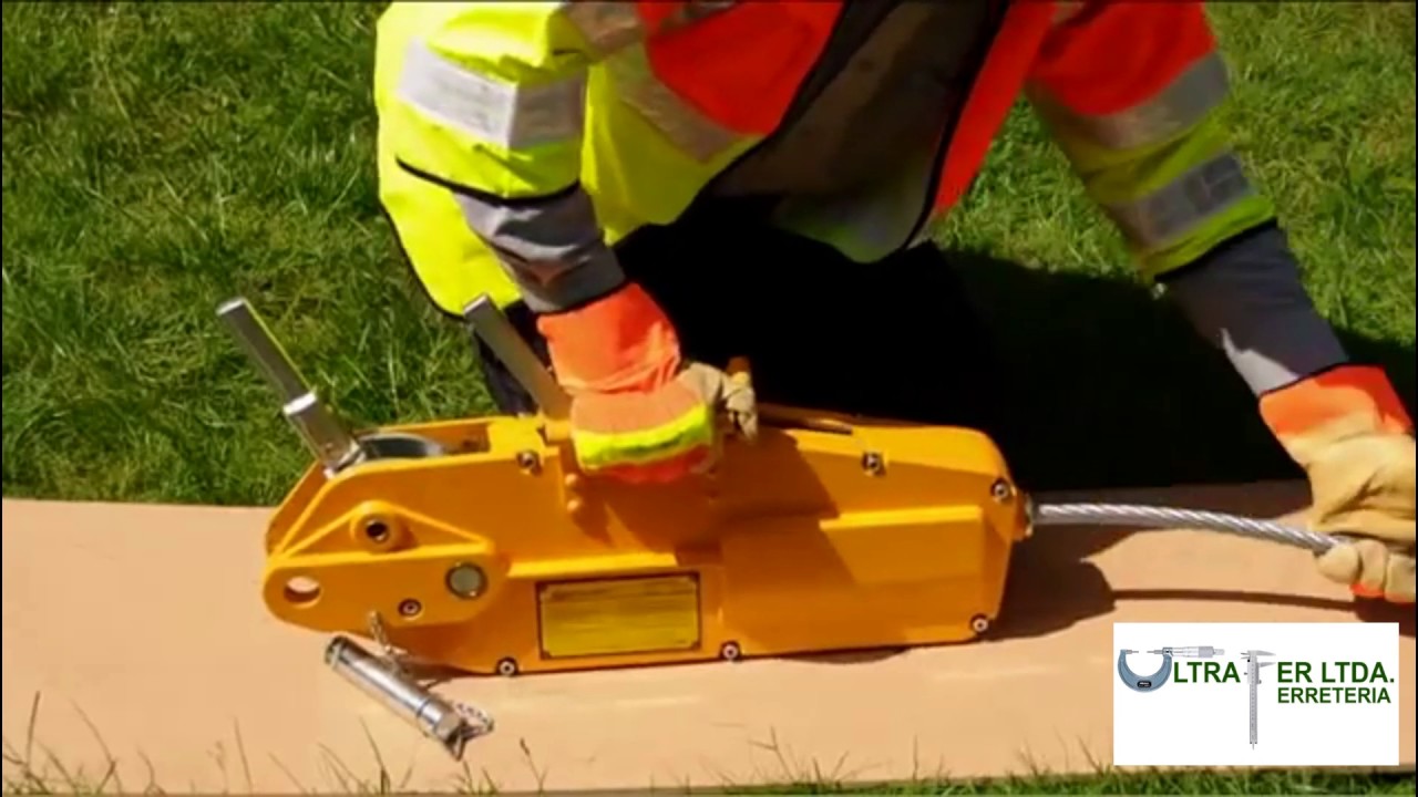 ULTRAFER Tirfor Toolcraft TC4407 - Elevador de cargas - YouTube