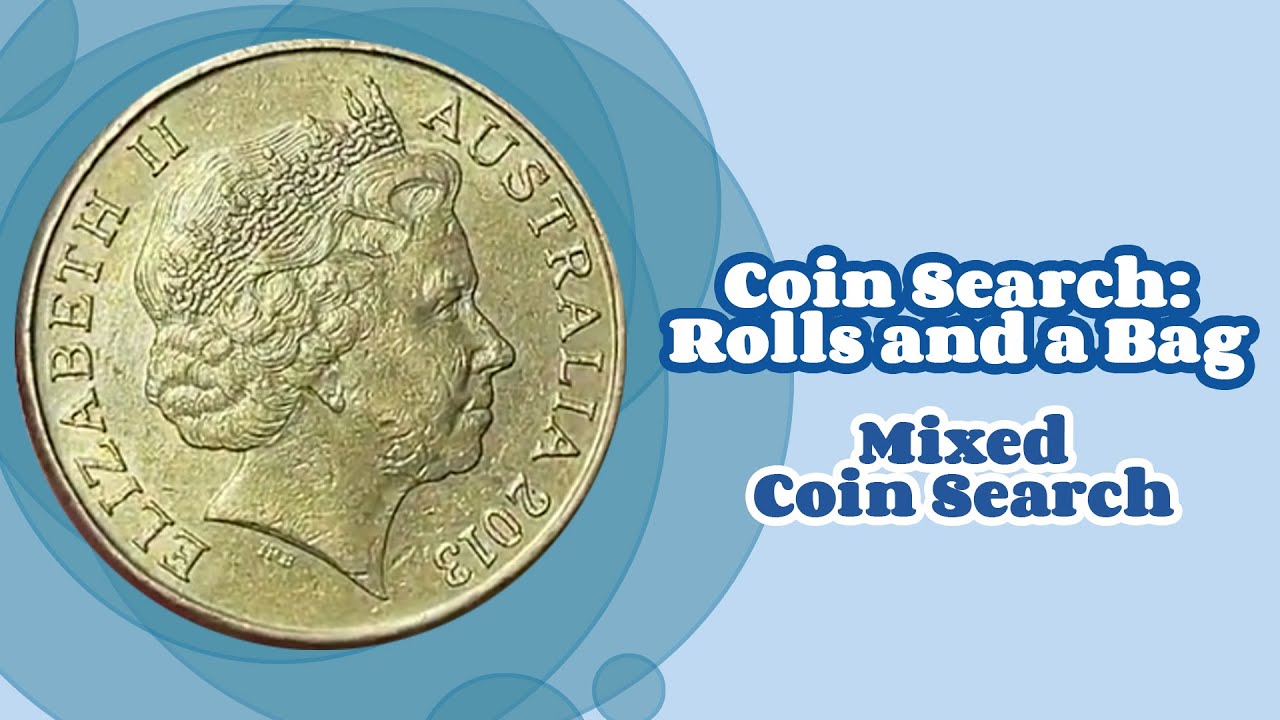 Coin Search: Rolls and a Bag (Mixed Coin Search) - YouTube