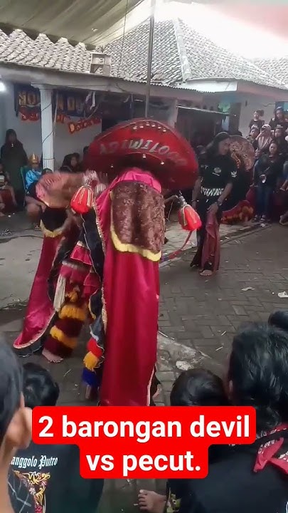 Atraksi barongan devil vs pecut#shorts#barongan#viral - YouTube
