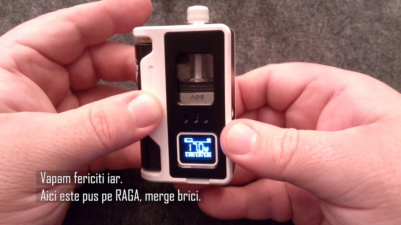 Tutorial setare AGE mtl ASPIRE RAGA AIO - YouTube