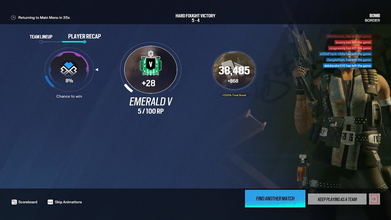 Officially Emerald in Rainbow Six Siege - YouTube