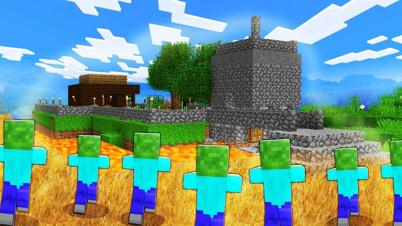 I built the best Zombie Base in Minecraft - YouTube