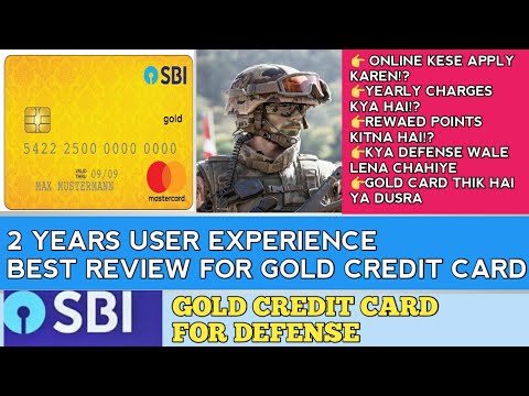 SBI Gold Credit Card For Defense||Benifits Of SBI Gold Credit Card # ...