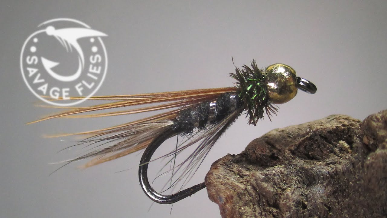 Tying a Bead Head Doc Spratley (nymph or wet fly pattern?) - YouTube