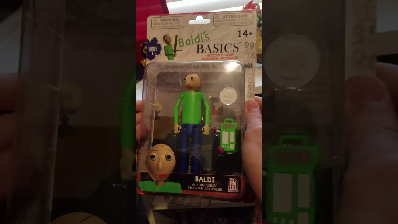 Jarred Opens a Box: Baldi's Basics Action Figure! - YouTube