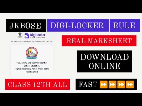 Real Marksheet Download online:- JKbose 12th Class Real Marksheet ...