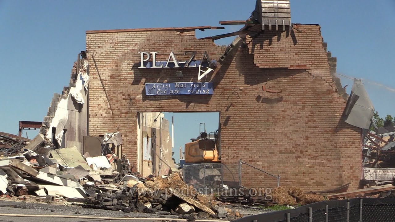 Strip Mall Demolition, Part 3 - YouTube