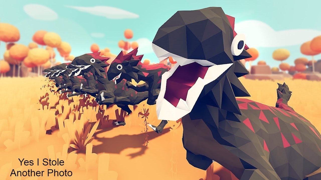 Hurting My PC by Making Raptors Maul a Tank in TABS - YouTube