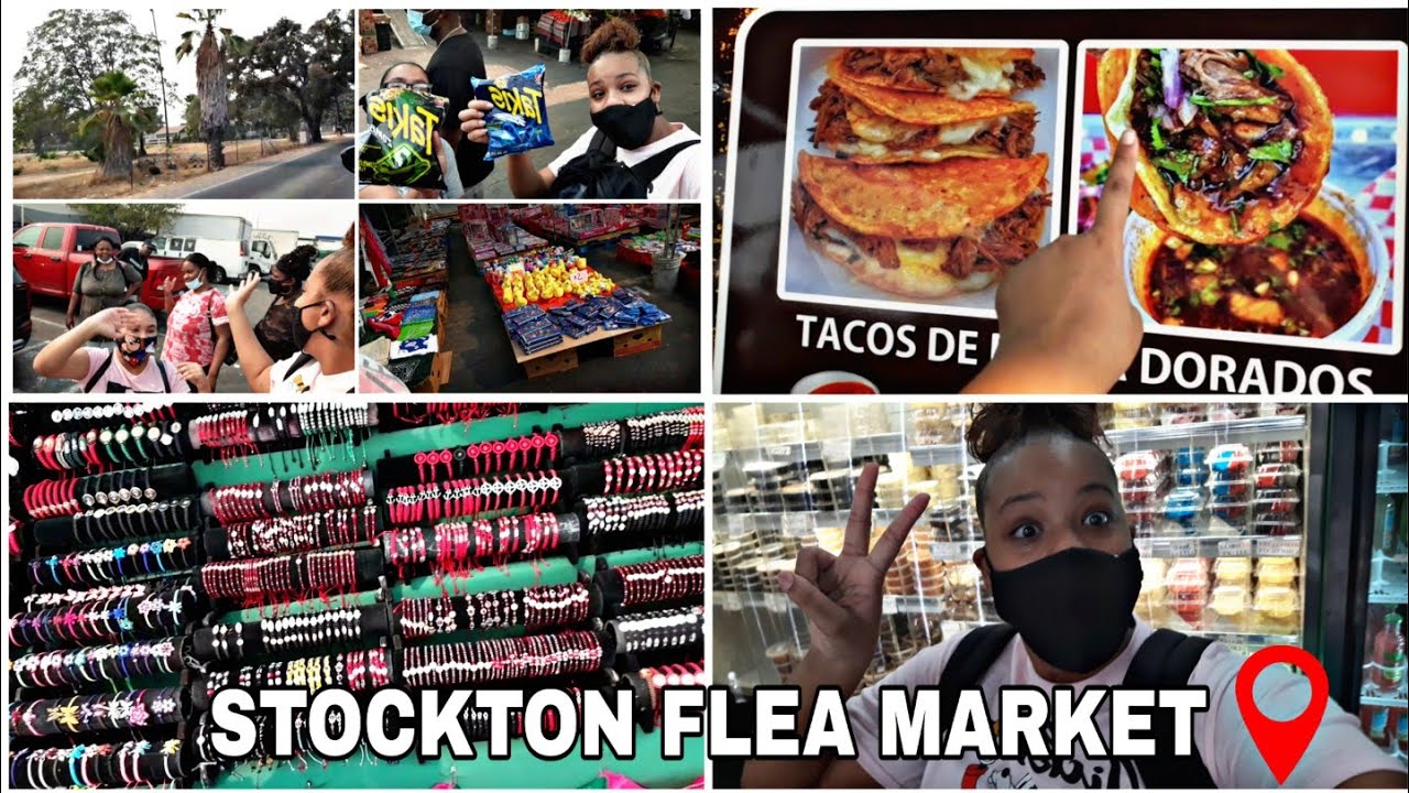 A Day In My Life: Stockton Flea Market & Rays Fish and Chicken - YouTube