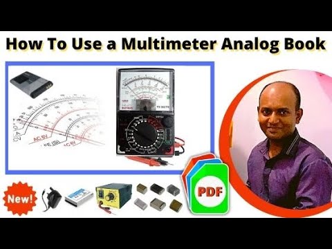 How To Use a Multimeter Analog and Analog Tester Electronics Book - YouTube