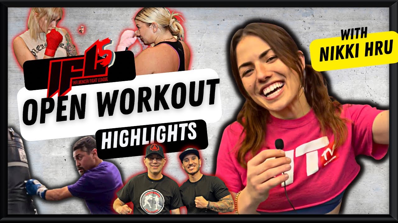Open Workout with Fighters for Influencer Fight League 5 - YouTube